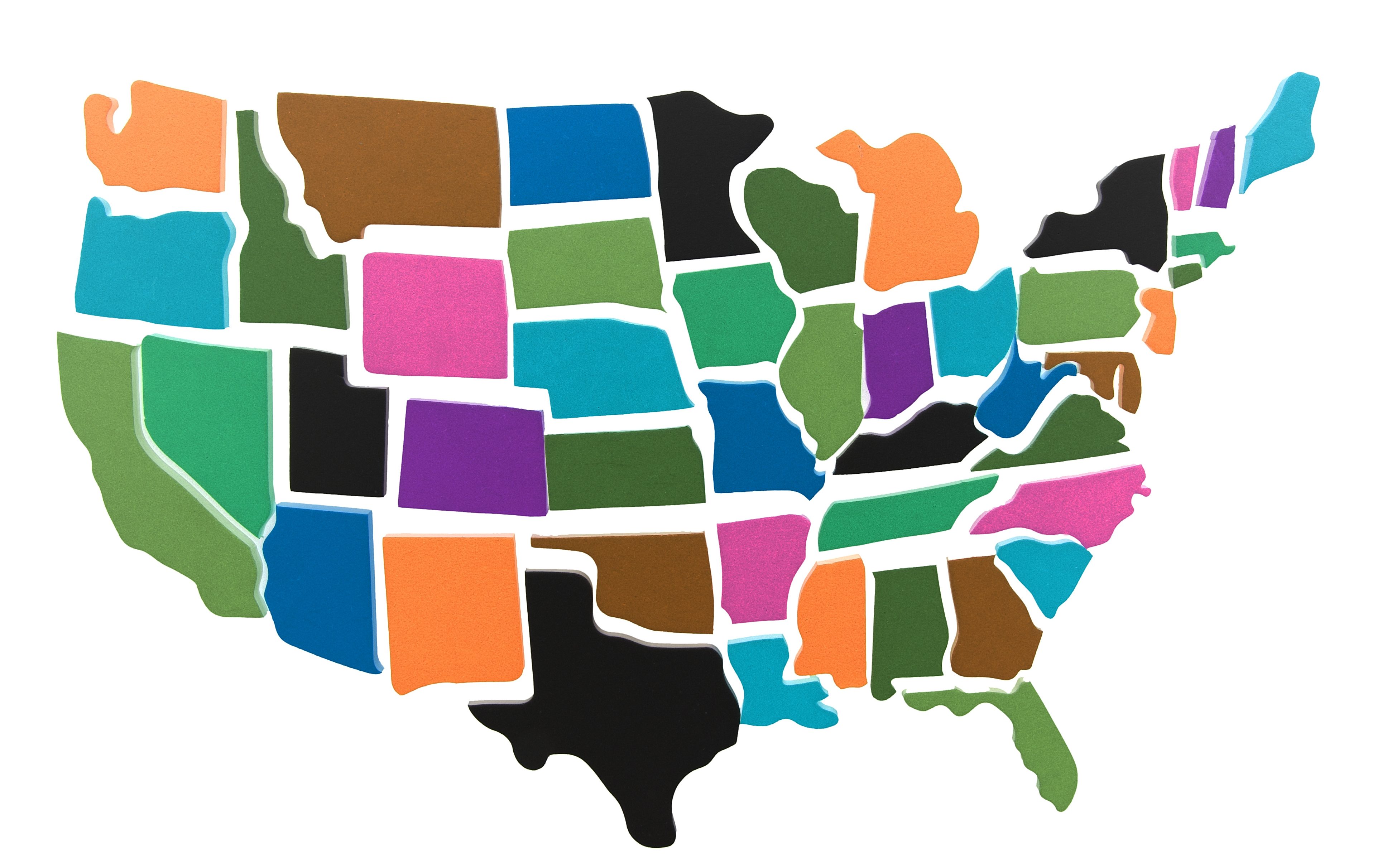 USA map puzzle outline – Daniel Wiley Conductor